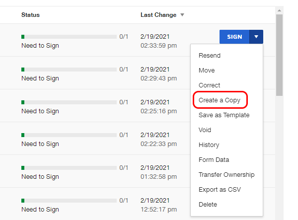 Common API Tasks🐈: Cloning an envelope