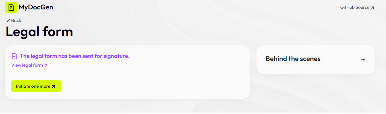 Try MyDocGen to explore document generation