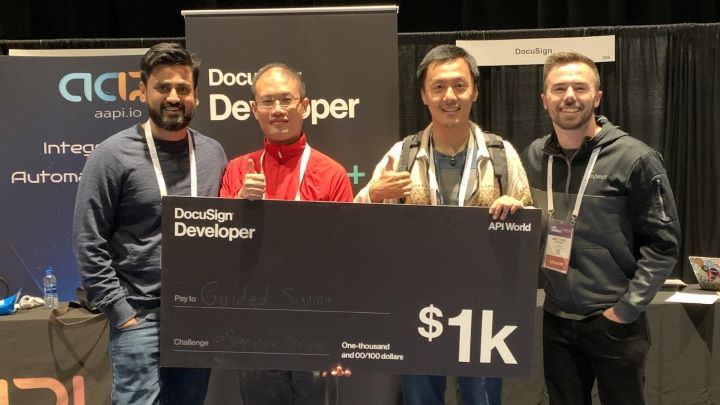 API World Hackathon 2019 – Live Video Signing and Docusign Click for React