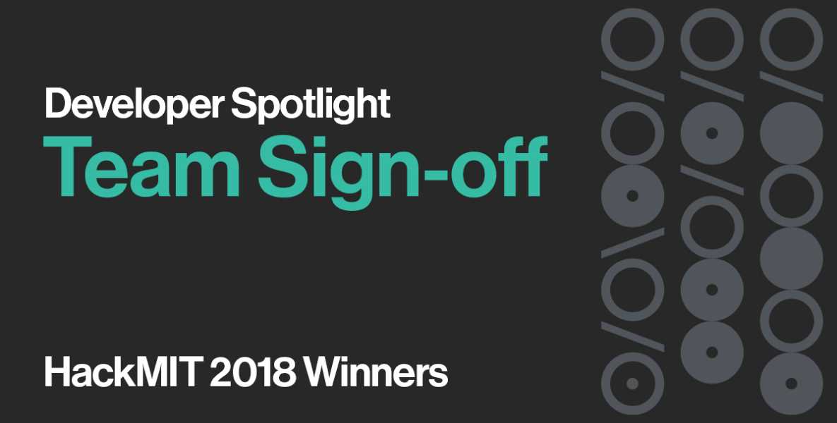 Developer Spotlight: Team Sign-off