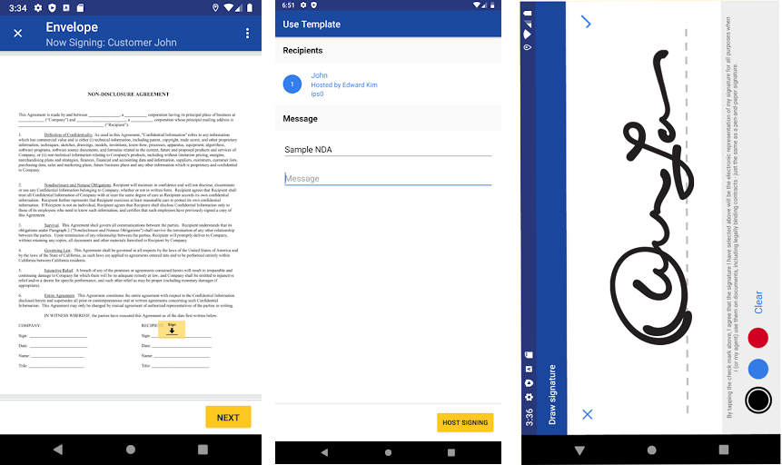 Docusign Android SDK available