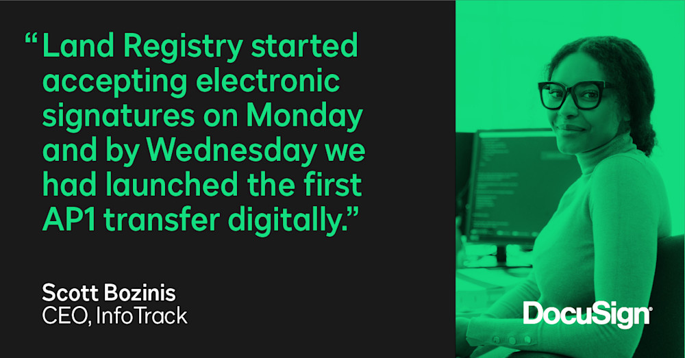 How InfoTrack and The Partnership are using Docusign eSignature to ...