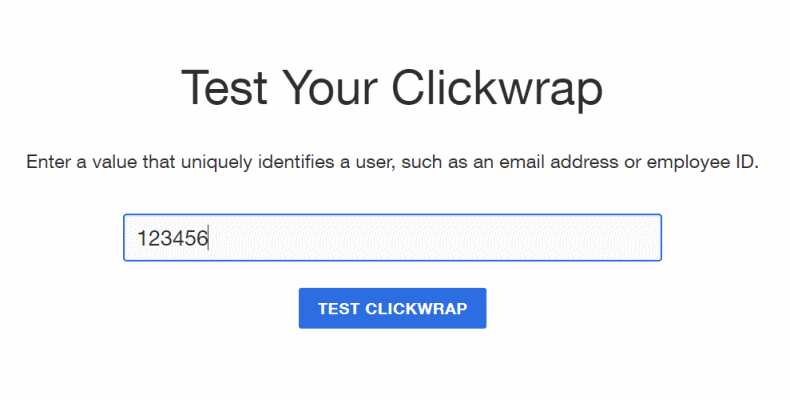 Clickety Click Click: Testing your clickwraps