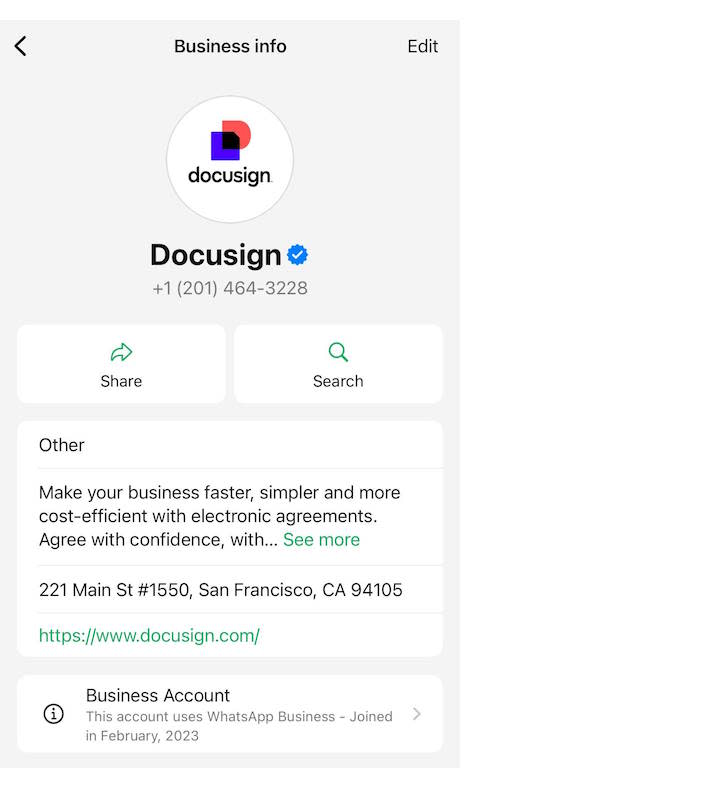 WhatsApp joins Docusign multi-channel delivery