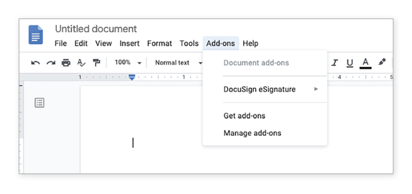 How to sign a document in Google Docs