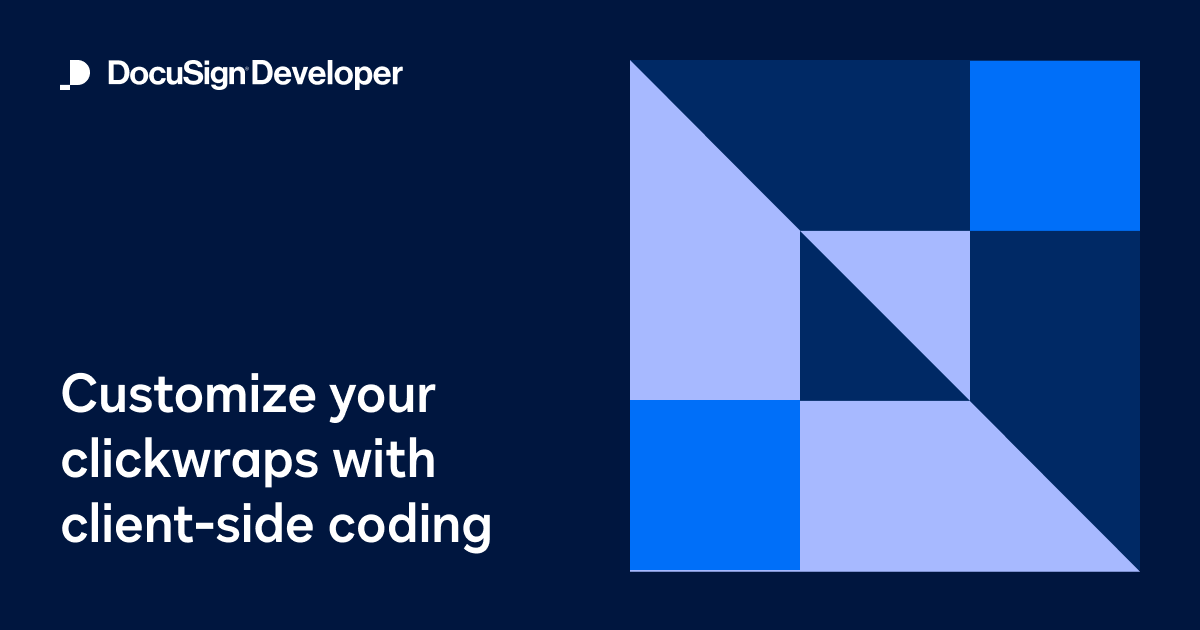 Customize your clickwraps with client-side coding