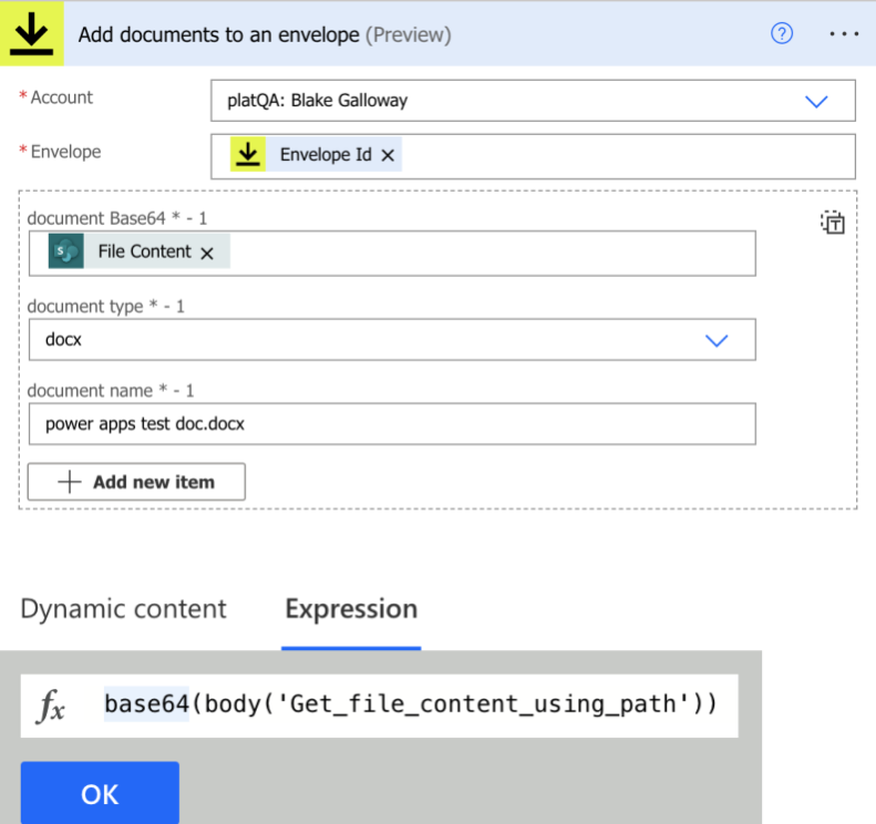 Expanding Power Automate Series: Send an envelope through a custom ...