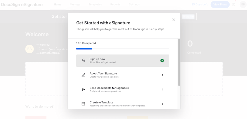 A Guide to Your Docusign eSignature Free Trial