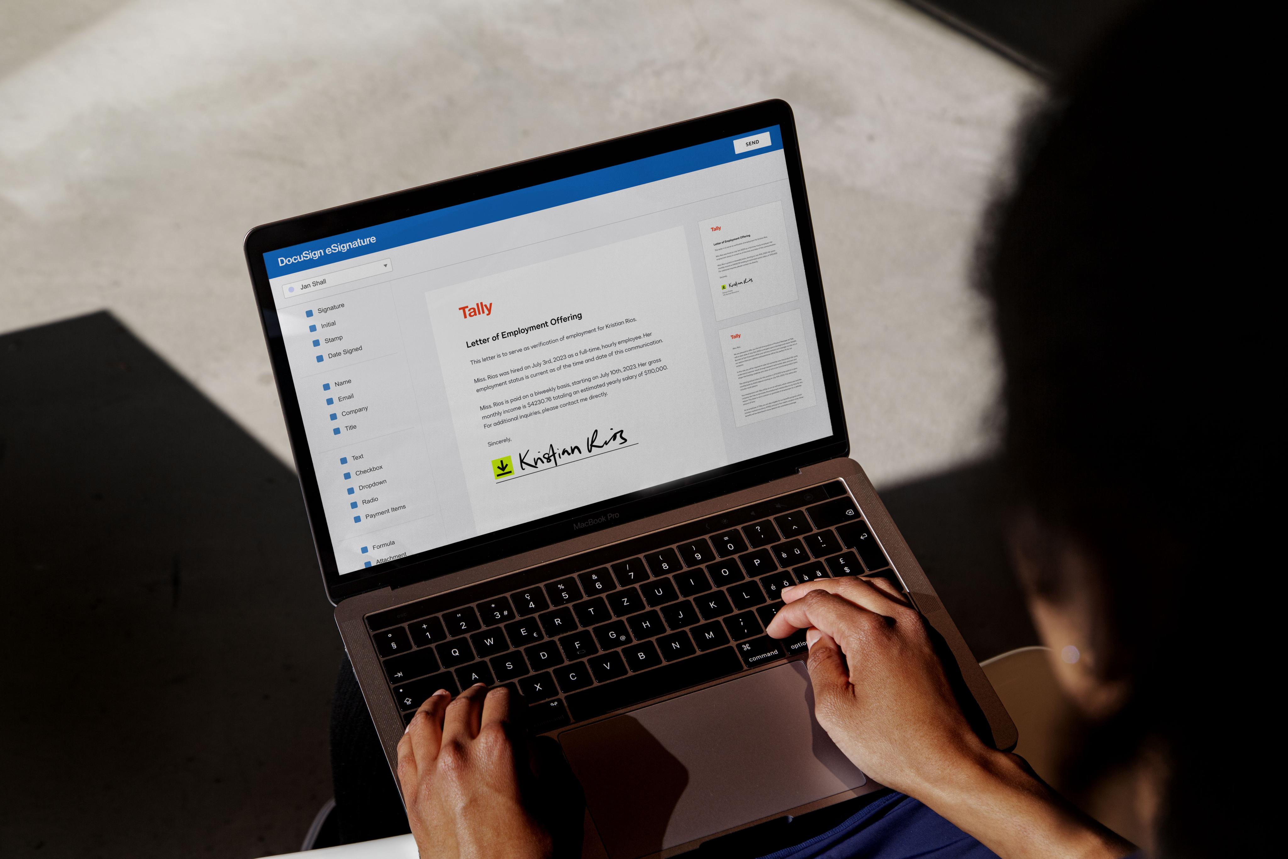 How to Add an Electronic Signature using your Chrome Browser | Docusign