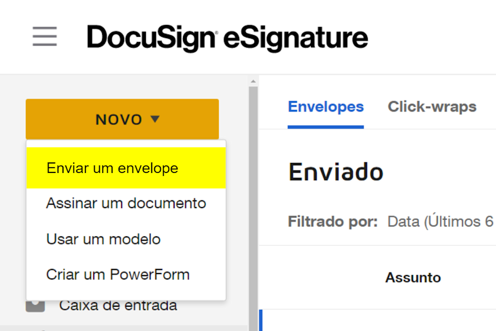 Como o Docusign eSignature funciona?