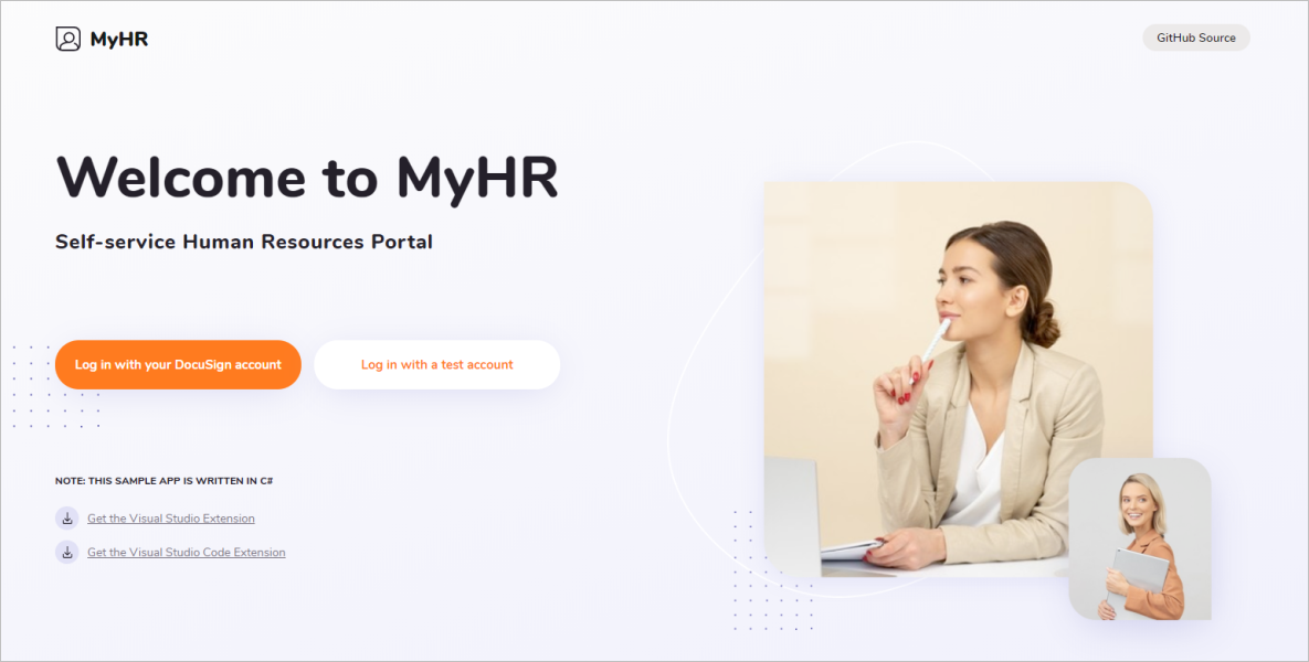Our newest sample app: MyHR is now available!