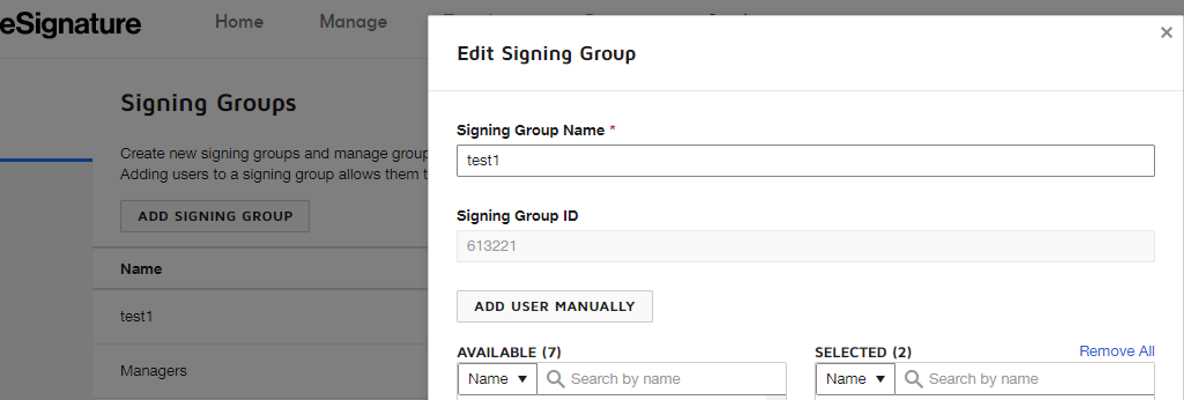 Common API Tasks🐈: Requesting a signature from a signing group