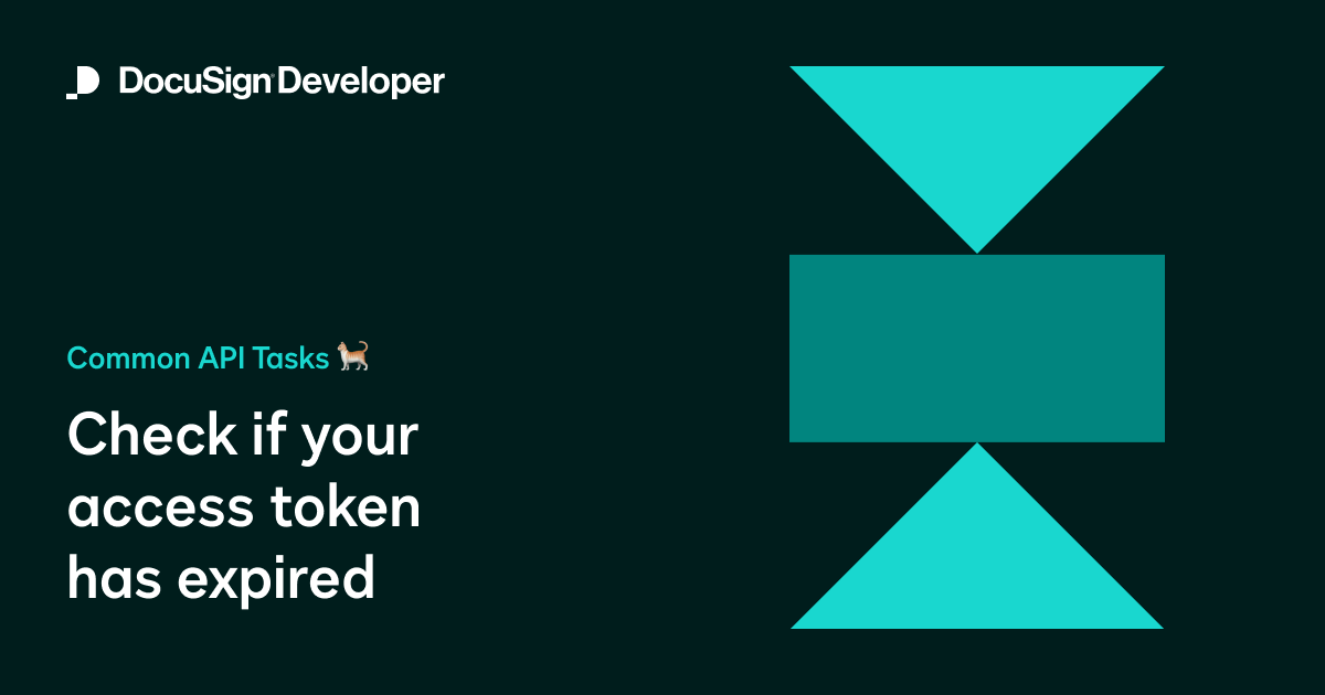 Common API Tasks🐈: Check if your access token has expired