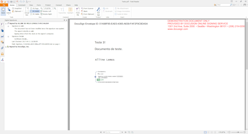 Como assinar envelopes dentro de Docusign com o Certificado Digital