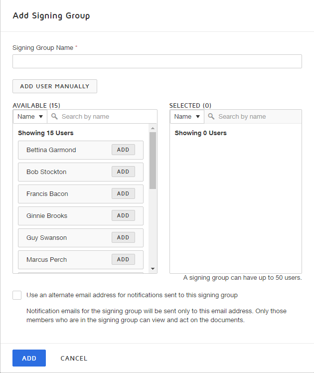 Common API Tasks🐈: Create a signing group
