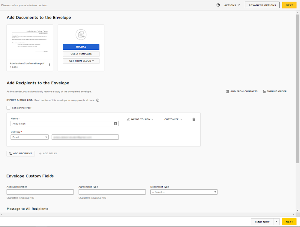 From the Trenches: Applying templates in Sender View