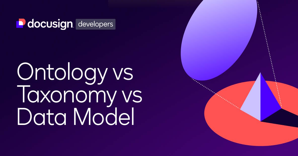 Ontology vs Taxonomy vs Data Model