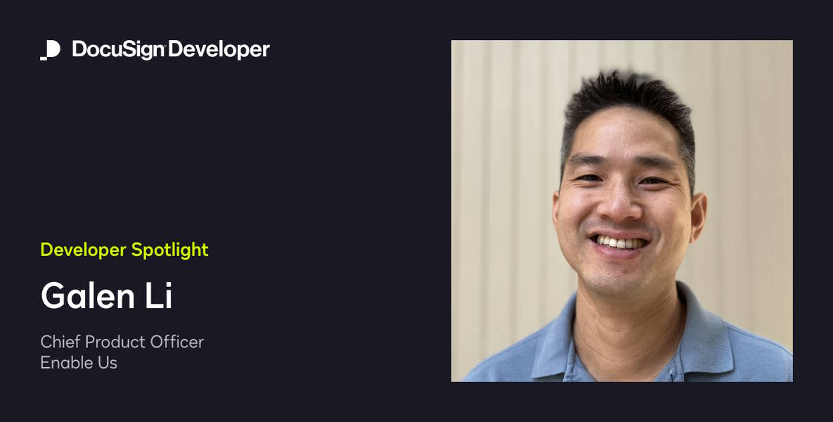 Developer Spotlight: Galen Li, Enable Us