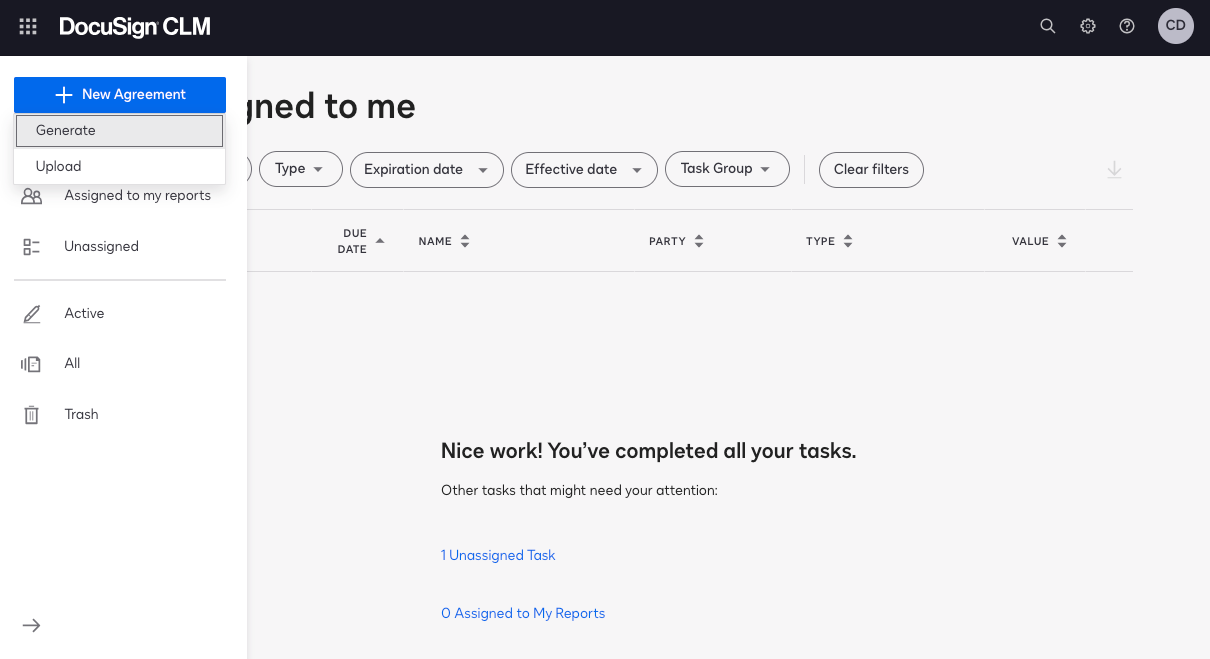 わずか3ステップ！Docusign CLMで契約書を作成する方法