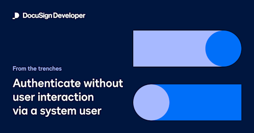From the Trenches: Authenticate without user interaction via a system user