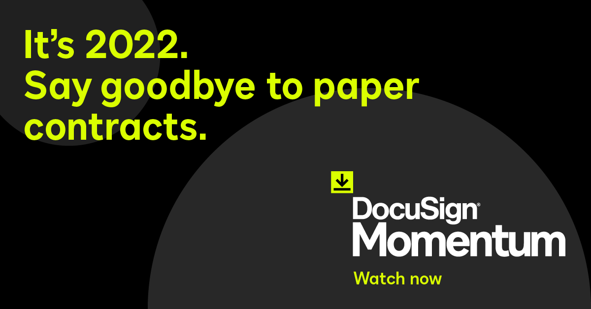 Simplify Contract Management with Docusign