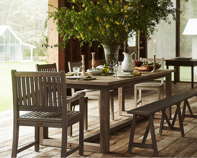 Furniture Collections: Meadowbrook, Cabana, Courtyard, and Salento