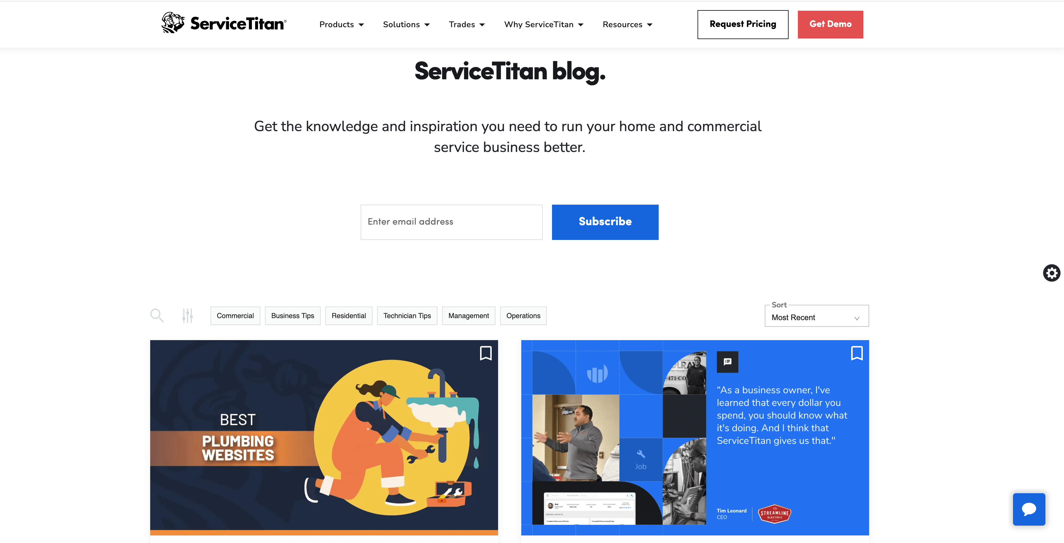The Evolution of a SaaS Marketing Website with ServiceTitan - Webstacks