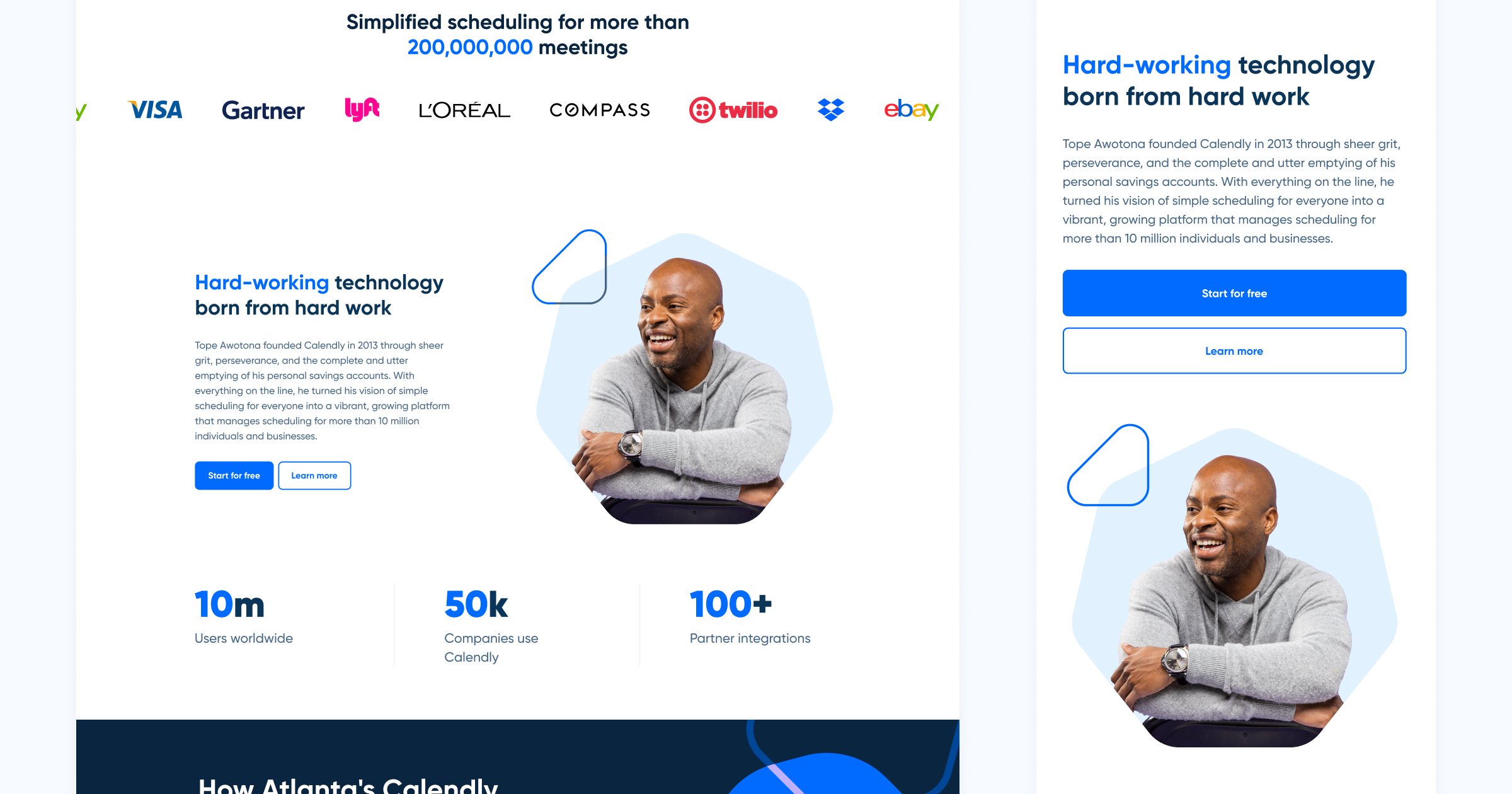 Calendly Adopts an Iterative Approach to Website Design - Webstacks
