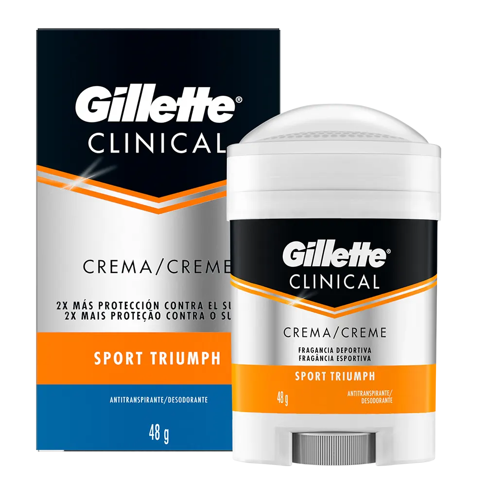 Clinical Crema Sport Triumph para Hombre| Gillette México