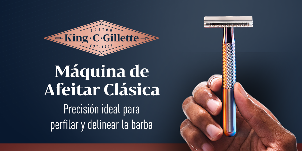 Rastrillo Clásico de Acero Inoxidable | King C. Gillette