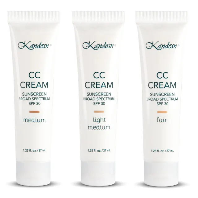 Kandesn® CC Cream Sunscreen Broad Spectrum SPF 30 | Medium - 1.25 fl ...