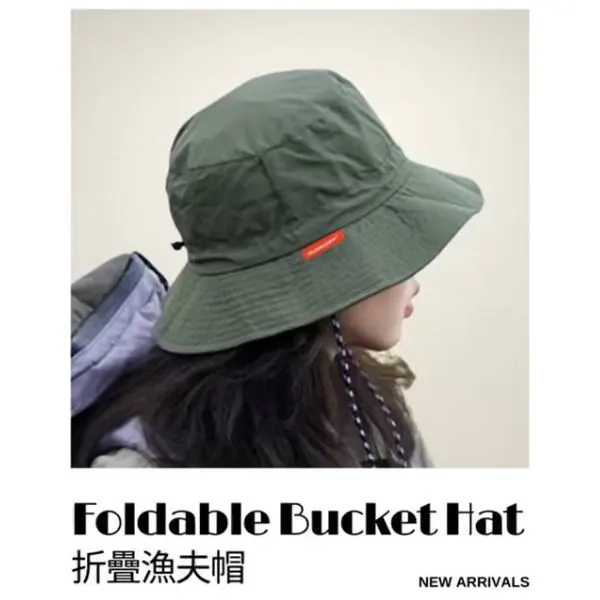 SR折疊漁夫帽 | 黑色 | Sunrider