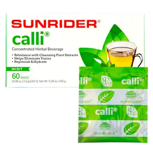Calli® | Calli® Mint 60 Bags (0.08 oz./2.5 g each bag) | Sunrider