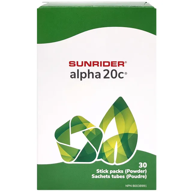 Alpha 20C® | Poudre 30 sachets tubes de 5 g | Sunrider
