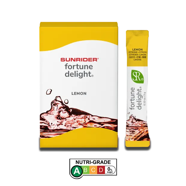 Fortune Delight® | Lemon 10/3 g Packs (0.10 oz./3 g each bag) | Sunrider