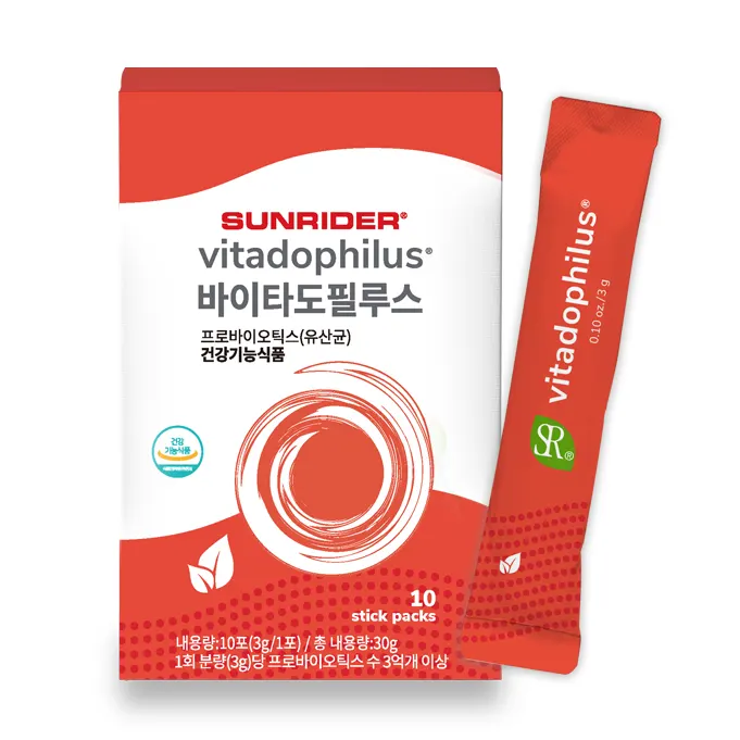 바이타도필루스 | 10팩 30g (3g/팩 x 10팩, 스틱형) | Sunrider
