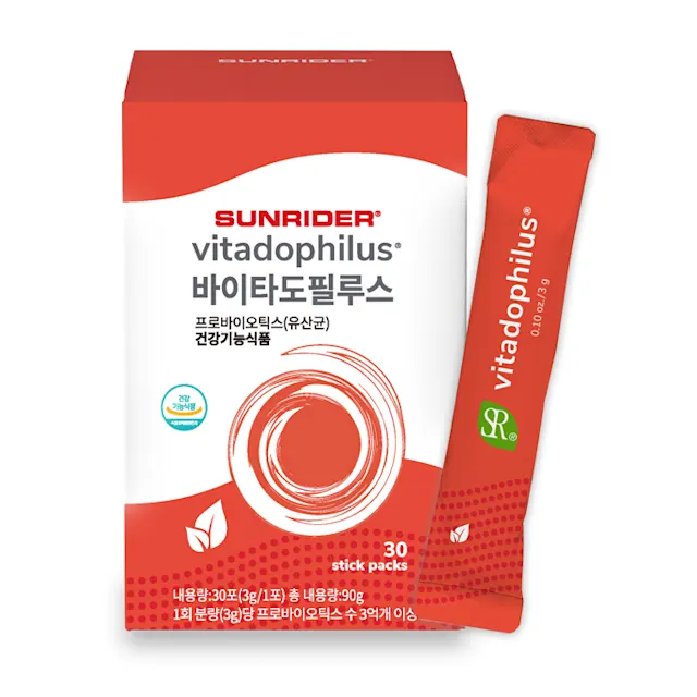 바이타도필루스 | 30팩 90g (3g/팩 x 30팩, 스틱형) | Sunrider