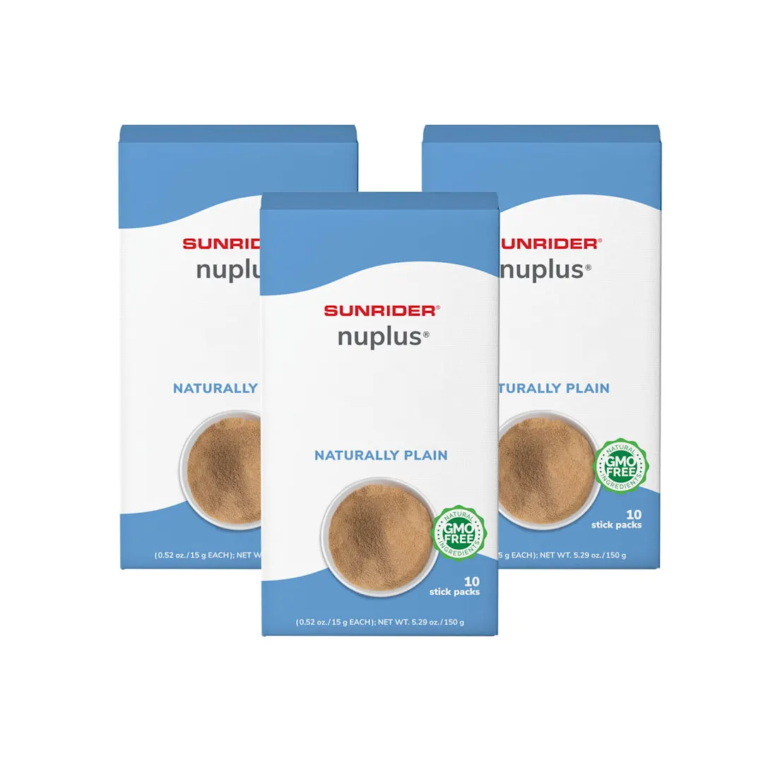 NuPlus® | Naturally Plain - 3 x Stick Pack Bundle (10-15g) | Sunrider