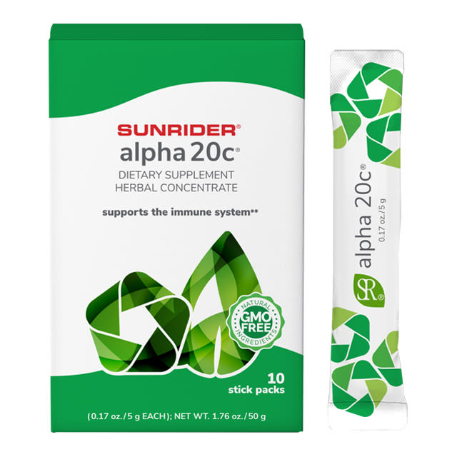 Alpha 20C® | 10/5g Stick Packs - Powder (0.17 oz/5 g each )