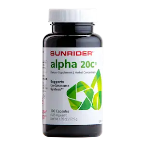 Alpha 20C® | 100 Capsules (525 mg each capsule) | Sunrider