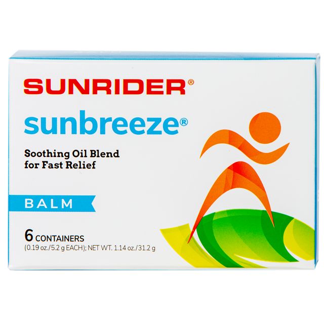 SunBreeze® Balm & Oil | Balm - 6 Small Containers (0.19 oz./5.2 g each ...