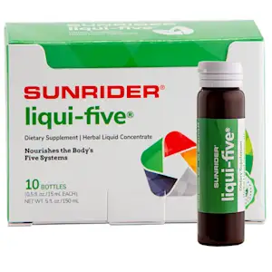 Liqui-Five® | 10 Bottles (0.5 fl. oz./15 mL each bottle) | Sunrider