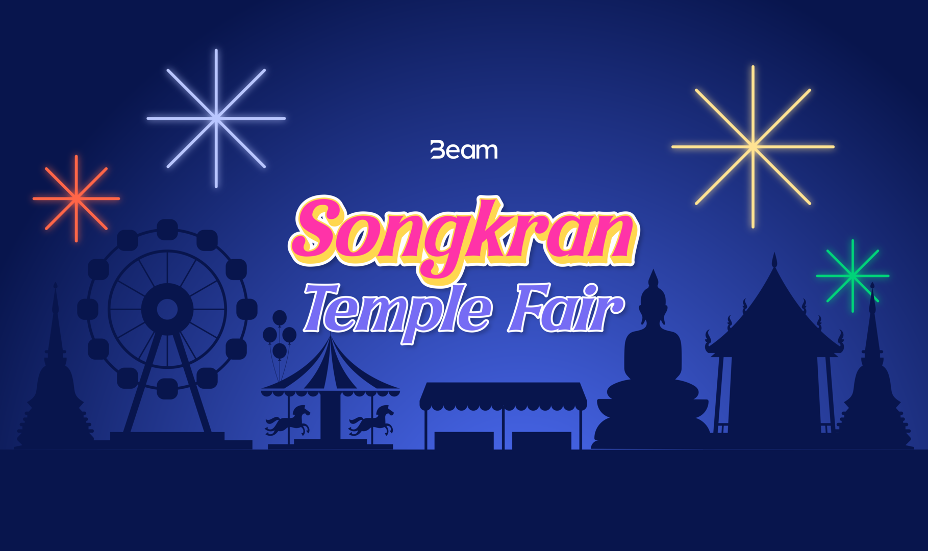 Celebrate Songkran Day with Beam: Dive into Our Retro Temple Fair ...
