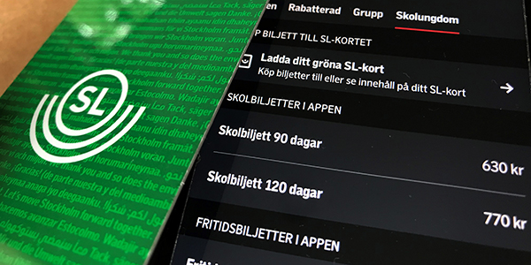 SL: Kollektivtrafik i Stockholms län – res miljövänligt