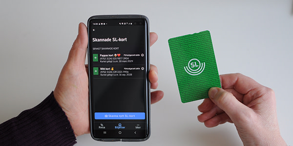 SL-appen 💚 SL-kortet