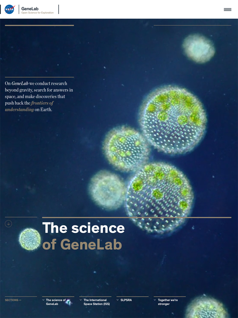 Hello Monday | Nasa Genelab