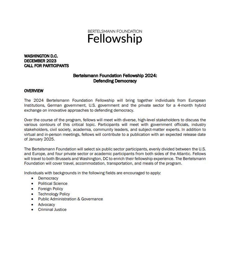 Updates | Bertelsmann Foundation