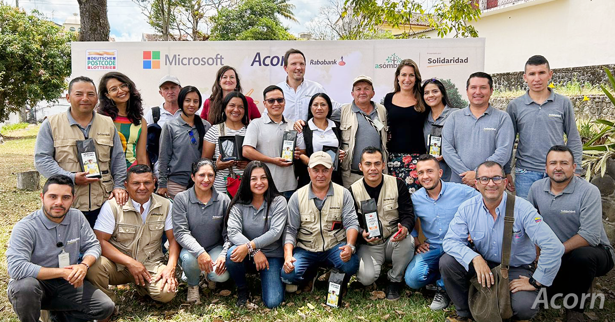 Celebrating Colombian smallholders with an Acorn payout ceremony ...