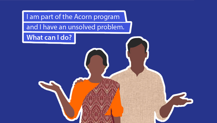Communicating the Acorn Grievance Mechanism | Acorn Rabobank