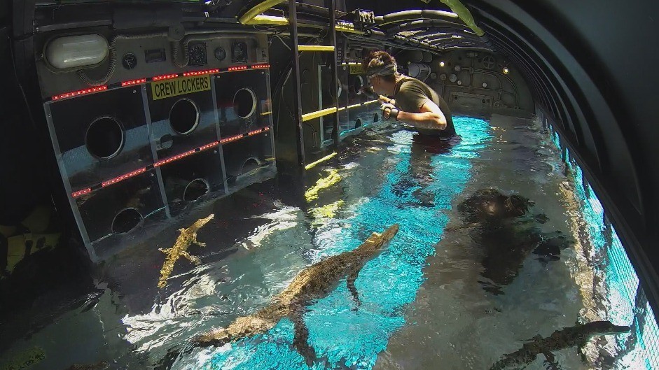 Inside the sinking submarine | I'm A Celebrity Get Me Out Of Here